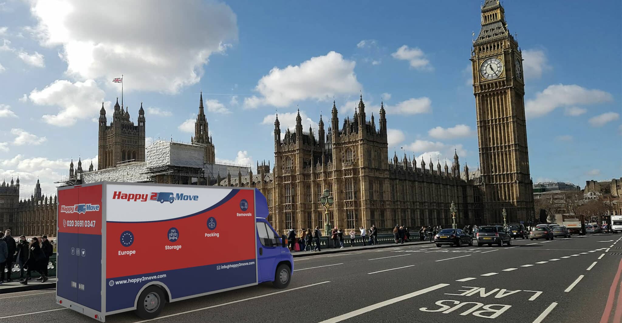 Central London Removals Company | Happy2Move